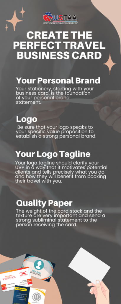 Create the Perfect Travel Business Card - Home Based Travel Agent