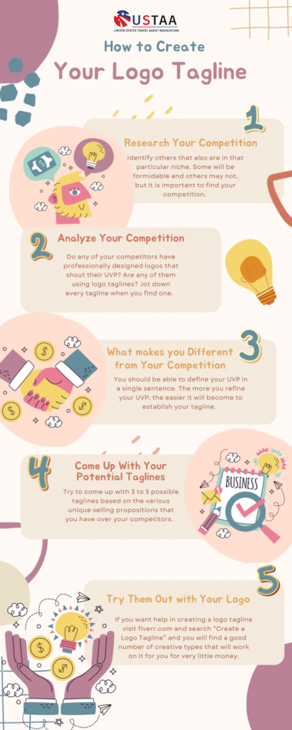 Create Your Travel Agency’s Logo Tagline - Home Based Travel Agent